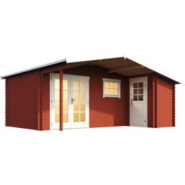 Gartenhaus Lasita Maja, rot, Holzwerkstoff, Gartenh&auml;user, "LITTLE ROCK"