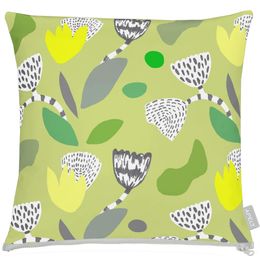 Kissenh&uuml;lle Apelt, B:40cm L:40cm, bunt, Polyester, Obermaterial: 75% Polyester, 25% Baumwolle, Kissenbez&uuml;ge, "3807"