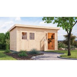 Gartenhaus Karibu, beige, Holzwerkstoff, Gartenh&auml;user, "Tegel"