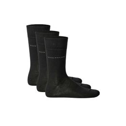 Tom Tailor Herren Kurzsocken "Socken 3er Pack", Gr. 43, schwarz, Obermaterial: 77% Baumwolle CO. 20% Polyamid PA. 3% Elasthan EL., Socken