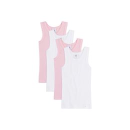 Sanetta M&auml;dchen Unterhemd "Unterhemd 4er Pack", Gr. 116, rosa, Obermaterial: 100% Baumwolle CO., Unterhemden