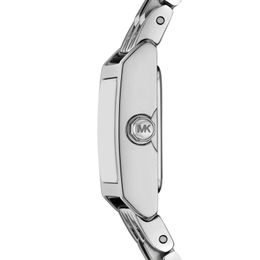 Michael Kors Damen Quarzuhr "Georgie", silber, Armbanduhren, Armbanduhr, Damenuhr, Edelstahlarmband, analog