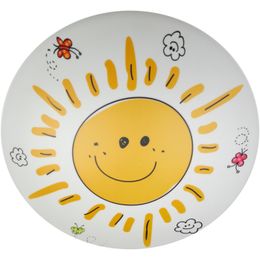 Niermann Deckenleuchte "Sunny", 1, H: 9cm, 1 Stk., gelb, Kinderzimmer, Leuchten, Deckenschale Sunny