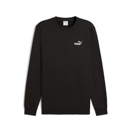 Puma Damen Sweatshirt "Essentials Small No. 1 Logo Crewneck Herren", schwarz, Gr. XS, Obermaterial: 66% Baumwolle, 34% Polyester; Rippe: 3% Elasthan,