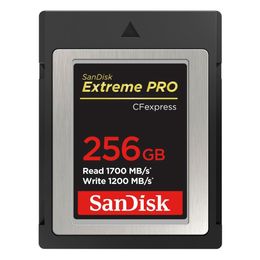 Sandisk Speicherkarte "CF Extreme PRO CFexpress, Typ B", 256 GB, schwarz, Speicherkarten