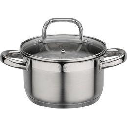 GSW Fleischtopf "Fogo", 1,9 l + &Oslash; 16cm + H&ouml;he 9,5cm, silber, T&ouml;pfe, Induktion