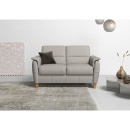 2-Sitzer Home Affaire, B:149cm H:89cm T:89cm, grau, Luxus-Microfaser (100% Polyester);Struktur (100% Polyester);Luxus-Microfaser in Lederoptik (100%