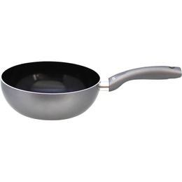 ELO Wok "Wok-/Pastapfanne 20cm Ducato", Ø 20cm + Höhe 7cm, silber, Pfannen, Induktion