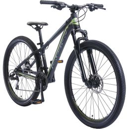 Bikestar Mountainbike, 36cm, 27,5 Zoll (69,85cm), schwarz, Fahrr&auml;der, f&uuml;r Damen und Herren, Kettenschaltung