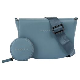 Bugatti Damen Umhängetasche "ALMATA", blau, Kunstfaser, unifarben, Taschen