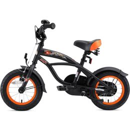 Bikestar Kinderfahrrad "Cruiser", 20,8cm, 12 Zoll (30,48cm), schwarz, Fahrr&auml;der