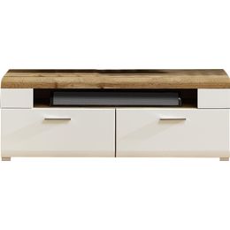 TV-Schrank Innostyle, B:140cm H:51cm T:47cm, wei&szlig;, FSC-zertifizierter Holzwerkstoff, Wohnzimmer, Schr&auml;nke, "FUN PLUS, TOPSELLER", Ma&szlig;e: 140 x 51 x 47