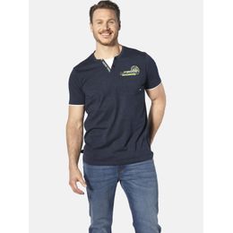 Jan Vanderstorm Damen T-Shirt "T-Shirt PERNARVIK", blau, Gr. L, Obermaterial: 60% Baumwolle CO. 40% Polyester COOLMAX PES(Coolmax)., Shirts