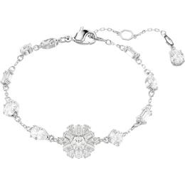Swarovski Damen Armband "Idyllia E Florere Schneeflocke", M, Metall, silber, Metall, Armbänder, mit Swarovski Zirkonia (synth.)
