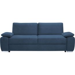 2-Sitzer, B:200cm H:100cm T:105cm, blau, exxpo - SOFA FASHION, Sofas, "SOLSBURY, Sofa, Schlafsofa, Breite 200cm, zeitlos und elegant", inkl.