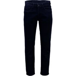 LINDBERGH Herren Cordhose "LINDBERGH Cordhose", blau, Gr. 38, Obermaterial: 98% Baumwolle, 2% Elasthan, Hosen