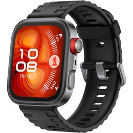 Huawei Kinder Smartwatch "WATCH FIT 4 Pro, 1,82 Zoll AMOLED-Farbdisplay", schwarz, Smartwatches, Outdoor-Sport, Saphirglas und Titan, bis zu 10 Tage