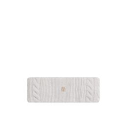 Tommy Hilfiger Damen Stirnband "ELEVATED CHIC HEADBAND", grau, unifarben, Strick, Materialmix, M&uuml;tzen, Regular fit