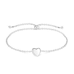 Tamaris Damen Armband "Schmuck Geschenk Edelstahl Armkette Bold Hearts Herz", 23cm, Edelstahl, silber, Edelstahl, Armb&auml;nder