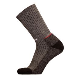 UphillSport Damen Socken "NAPA", Gr. 43, grau, 64% Wolle, 34% Polyamid, 2% Elasthan, mehrfarbig, Socken, mit besonderer Dicke