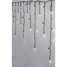 Eglo LED-Lichtervorhang "CRISPY ICE WHITE, Weihnachtsdeko", Dioden 960 Stk. Flammen 960 Stk., Kabell&auml;nge 5m x Gesamtl&auml;nge 28,9m, schwarz,
