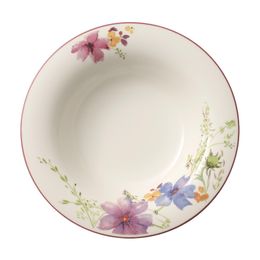 Villeroy & Boch VILLEROY & BOCH Suppenteller "Suppenteller Mariefleur Basic ø 23 cm bunt", bunt, Speiseteller