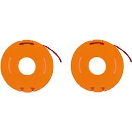 WORX Rasentrimmer-Ersatzspule "WA0004.1 Faden", orange, Spulen, f&uuml;r alle 20V WORX Rasentrimmer, &Oslash; 1,65 mm