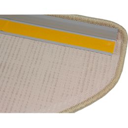 Stufenmatte Dekowe, B:25cm H:5mm L:65cm, beige, Sisal, Teppiche, "Mara S2", 100% Sisal, gro&szlig;e Farbauswahl, selbstklebend, auch als Set 15 St&uuml;ck