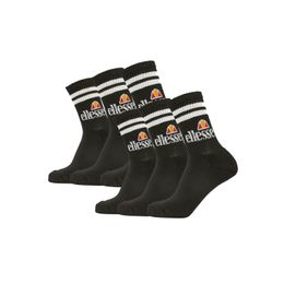 Ellesse Herren Kurzsocken "Socken PULLO SOCKS 6er Pack", Gr. 40, schwarz, Obermaterial: 68% Baumwolle CO. 16% Polyester PES. 14% Polyamid PA. 2%