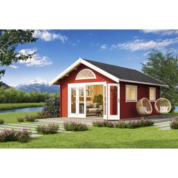 Gartenhaus Lasita Maja, rot, Holzwerkstoff, Gartenh&auml;user, "CAROLINE"