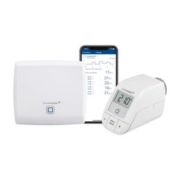 homematic IP Heizkörperthermostat "Bundle Access Point + Heizkörperthermosthat basic", B:31cm H:12cm T:37cm, weiß, Heizkörperthermostate