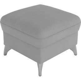 Sit & More Polsterhocker SIT & MORE, B:63cm H:48cm T:74cm, grau, 100% Polyester, Hocker, "Astoria", Passend zur "Astoria"-Serie