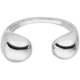 PURELEI Damen Fingerring "Schmuck Geschenke Embrace Ring", S/M, Edelstahl, 1,6mm, silber, Edelstahl, Fingerringe