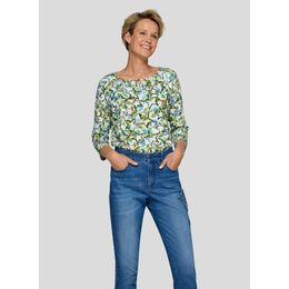 Rabe Damen Print-Shirt "T-Shirt"gr&uuml;n, Gr. 36, 48%Baumwolle, 48%Modal, 4%Elastan, Shirts