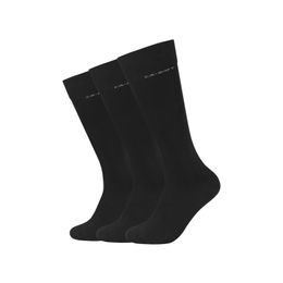 Camano Damen Socken "ca-soft", Gr. 39, schwarz, Baumwolle, Elasthan, Polyamid, unifarben, Socken, mit langer Form
