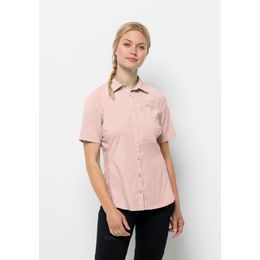 Jack Wolfskin Damen Outdoorbluse "HEIDETAL SHIRT W"rose, smoke, Gr. XS, OBERSTOFF 82% POLYAMID, 13% POLYESTER, 5% ELASTHAN FUTTER 100% POLYESTER,