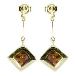 OSTSEE-SCHMUCK Damen Paar Ohrh&auml;nger "- Vica - Gold 333/000 - Bernstein", Gelbgold 333, gold, Gelbgold 333, Ohrringe