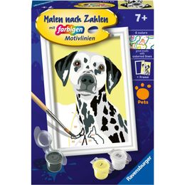 Ravensburger Kinder Malen nach Zahlen "CreArt, Niedlicher Hund", bunt, B:5cm H:12cm, Malvorlagen, Made in Europe