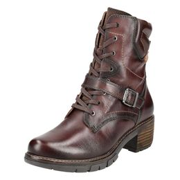 Pikolinos Damen Schnürstiefelette "Pikolinos Stiefelette Leder", Gr. 40, braun, Leder, Schuhe