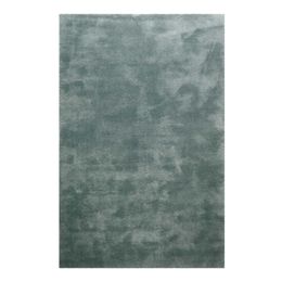 Teppich HOMIE LIVING, B:130cm H:25mm L:190cm, grau, Polyester, Wohnzimmer, Teppiche, "Pisa", Hochflor, Microfaser, uni, weich, Shaggy, Wohnzimmer,