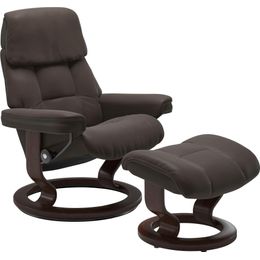 Relaxsessel stressless, B:88cm H:99cm T:77cm, braun, Leder BATICK: BATICK ist ein leicht korrigiertes, durchgef&auml;rbtes und genarbtes M&ouml;belleder, bei