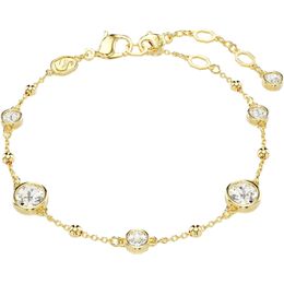 Swarovski Damen Armkette "Schmuck Geschenk Imber Armband", M, Metall, gold, Metall, Armbänder, mit Swarovski Kristall