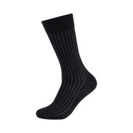 JOOP! JOOP Damen Socken "Socken 2er Pack", Gr. 43, schwarz, 82% Baumwolle, 16% Polyamid, 2% Elasthan, gestreift, Socken