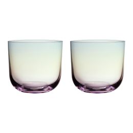 Glas "Wassergläser Like Glass 280 ml 2er Set", lila, LIKE. BY VILLEROY & BOCH, Trinkgefäße