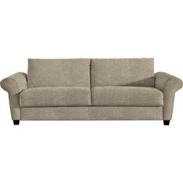 Schlafsofa Bali, B:231cm, braun, 100%PES, Jugendzimmer, Sofas, "ELISA Dauerschl&auml;fer in 140 und 160er Breite", komfortabler Ergoflex-Lattenrost
