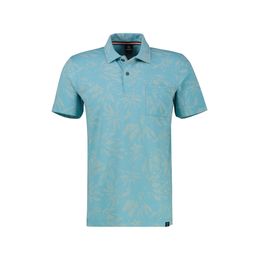 Lerros Herren Poloshirt "Lerros Poloshirt mit Stretchanteil in &Uuml;bergr&ouml;&szlig;en", blau, Gr. 6XL, 95% Baumwolle, 5% Elasthan, Shirts