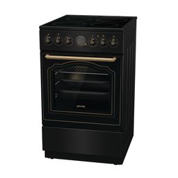 Gorenje Elektro-Standherd "GECS5B70CL", schwarz, Herdsets
