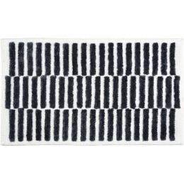 Sch&ouml;ner Wohnen Kollektion Badematte, H:17mm, schwarz, SCH&Ouml;NER WOHNEN-KOLLEKTION, Baumwolle, Viskose, Badematten, "Barbados 231", kuschelweicher Badezimmerteppich, waschbar