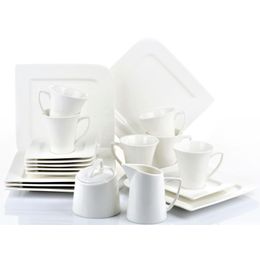 Retsch Arzberg Kaffeeservice "Geschirr-Set, Service Fantastic", 20 Stk., beige, Geschirr-Sets, 20 Teile, für 6 Personen