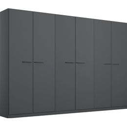 Dreht&uuml;renschrank Rauch, B:271cm H:229cm T:54cm, grau, Holzwerkstoff, Schr&auml;nke, "Kleiderschrank Schrank Garderobe TOPSELLER OTELI inkl.
